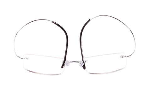Agstum Pure Titanium Rimless Frame Prescription Hingeless Eyewear