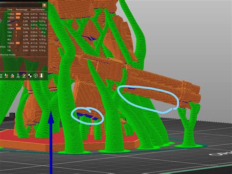 260 Alpha3 Organic Supports Missing Important Unsupported Overhangs · Issue 9556 · Prusa3d