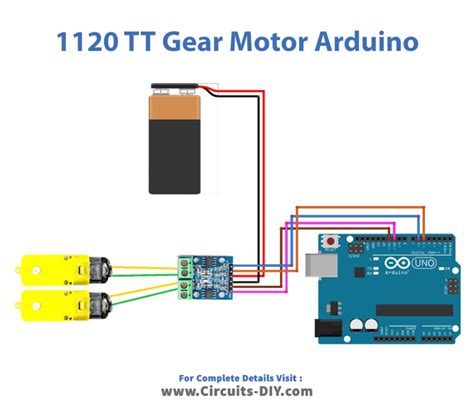 Interfacing Single Axis 1 120 Tt Gear Motor With Arduino
