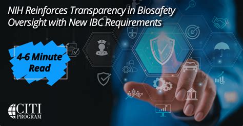 Nih Ibc Requirements Transparency In Biosafety Oversight