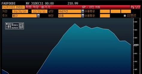 낮아진 식품 인플레이션 위험12월 식품지수 24 ↓