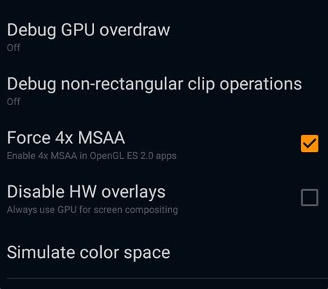 Enable Force 4x Msaa Option And Play Games Smoothly In Android Device