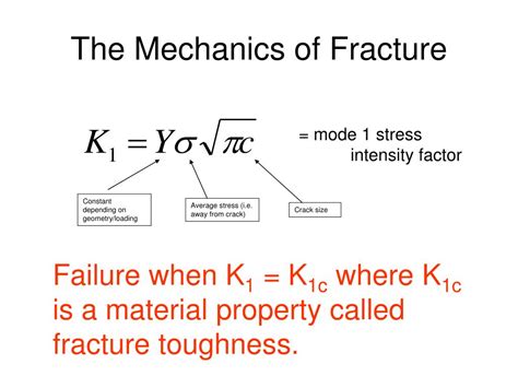 Ppt Lab 6b Fracture Toughness And Fracture Toughness Limited Design