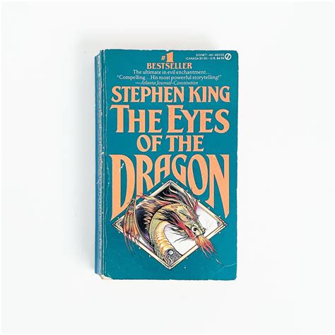 The Eyes Of The Dragon By Stephen King Vintage Paperback Book Etsy