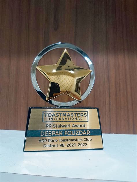 Toastmastersinternational Toastmasters Publicrelations Deepak Fouzdar Cssr Cdr Cir Prc