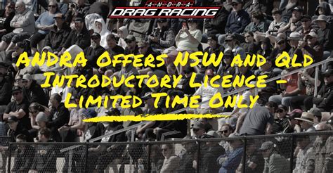 Andra Offers Nsw And Qld Introductory Licence Limited Time Only Andra