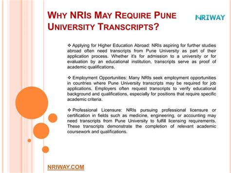 How To Get The Transcript From Pune Universitypptx