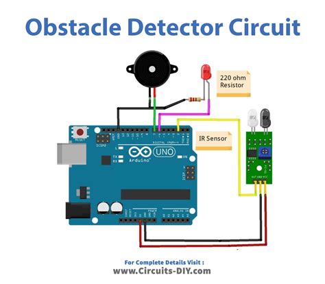 Obstacle Detector By Ir Sensor And Atmega328 Arduino