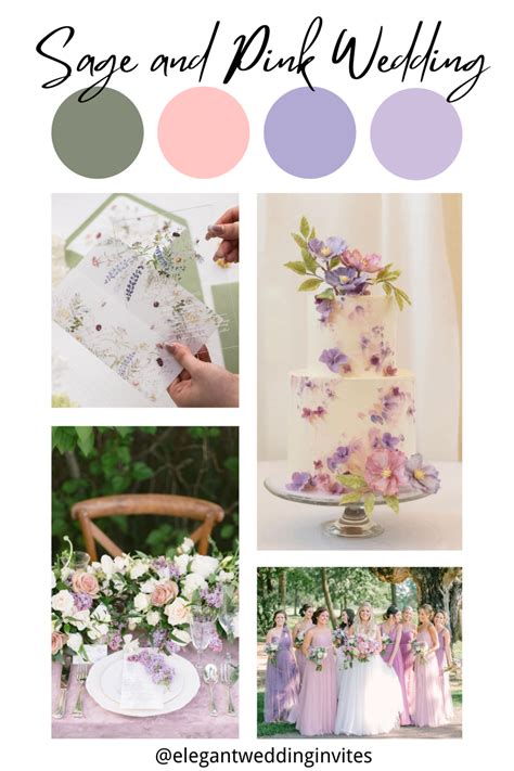 7 Must Try Sage And Pink Wedding Color Palettes For 2023