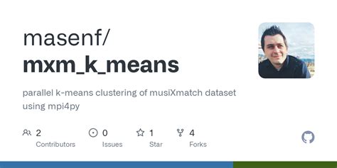 Github Masenf Mxm K Means Parallel K Means Clustering Of Musixmatch Dataset Using Mpi Py