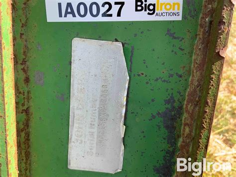 John Deere 158 Quick Attach Loader Agriculture Bigiron