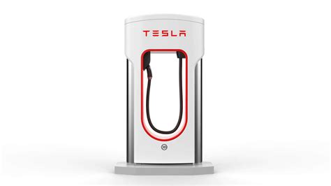 Tesla Electric Vehicle Charging Station 3d Model By Rzo