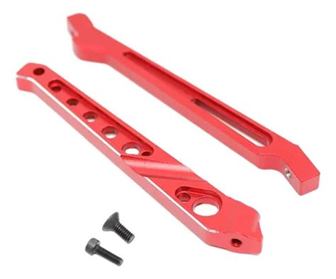 Soporte De Chasis Trasero Delantero De Coche Rc 1 8 Rojo Mercadolibre