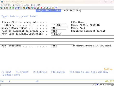 cpysrc2ifs software projex ibm i iseries as400 programmer and