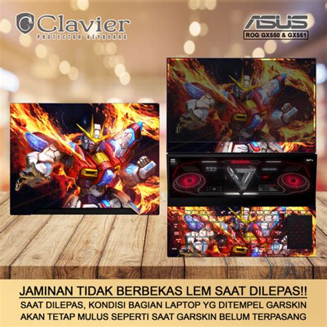 Jual Cover Garskin Laptop Asus Rog Gx Gx L Gx Lw Gx Lws Transparan Skin Palmrest
