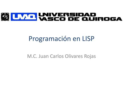Ppt Programación En Lisp Powerpoint Presentation Free Download Id
