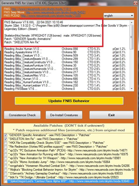 Fnis Is Starting To Get On My Nerves Skyrim Technical Support LoversLab