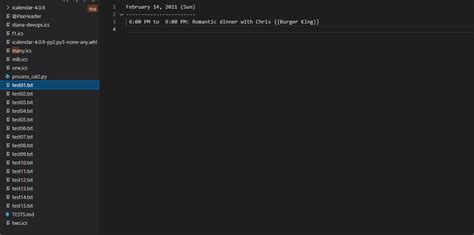 solved write a python program that read the ics file and