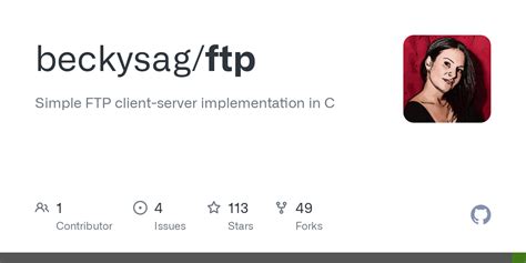 Github Beckysag Ftp Simple Ftp Client Server Implementation In C