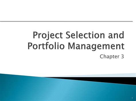 Ppt Project Selection And Portfolio Management Powerpoint Presentation Id 561777