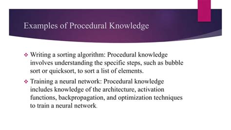 Procedural And Declarative Knowledge In Ai And Ml 1 Pptx