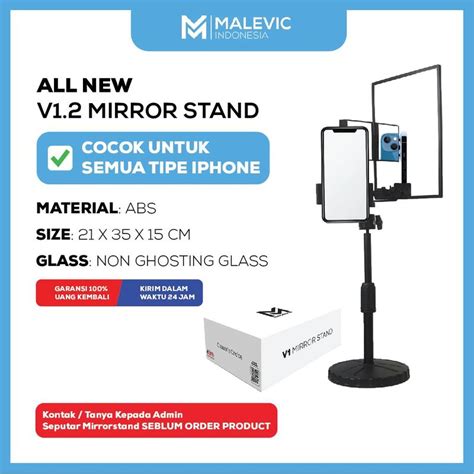 [ma] Mirror Stand Mirror Phone Holder Monopod Stand Tripod Shop