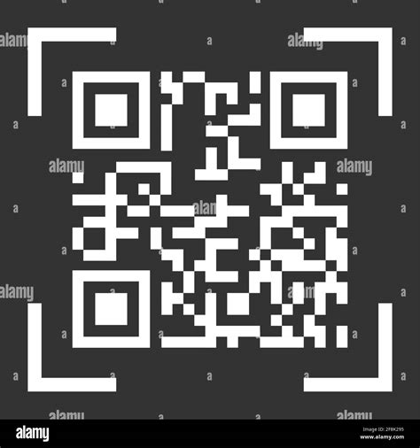 Qr Code Icon Vector Isolated On White Background Digital Information