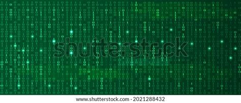 Abstract Technology Programming Binary Code Vector Stock Vector