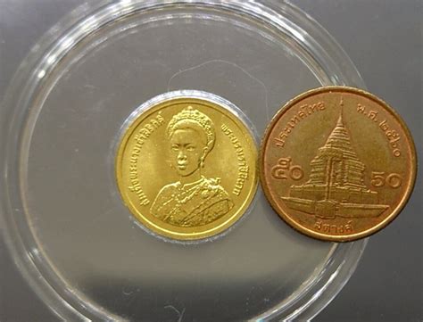 เหรียญทองคำ แท้ หน้าเหรียญ 1500 บาท เนื้อทองคำแท้ เหรียญที่ระลึกเฉลิมพระชนมพรรษา 5 รอบ