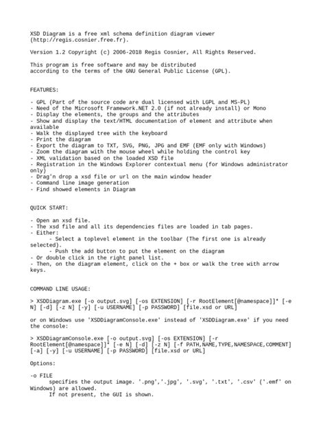 Read Me Pdf Xml Command Line Interface