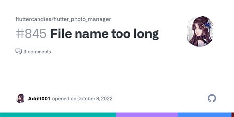 file name too long · issue 845 · fluttercandies flutter photo manager · github
