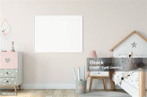 거실에서 프레임 및 포스터 조롱 스칸디나비아 인테리어 3d 렌더링 3d 일러스트레이션 0명에 대한 스톡 사진 및 기타 이미지 0명 3차원 형태 개념 Istock