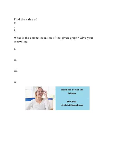 1 the graph of a tangent function is given below find the equat docx physics science