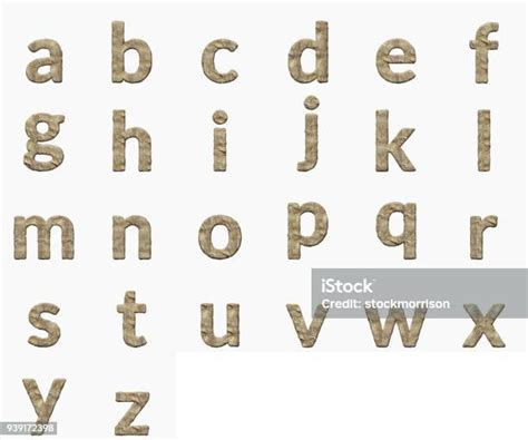 따뜻한 톤된 낮은 경우 3d 렌더링 된 알파벳 순수한 흰색 배경에 바위 조각 0명에 대한 스톡 사진 및 기타 이미지 0명 3차원 형태 개념과 주제 Istock