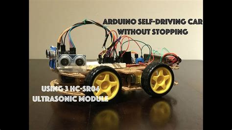 Arduino Self Driving Car Using HC SR Ultrasonic Module YouTube