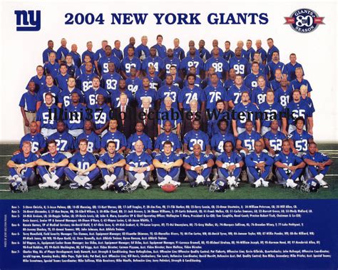 New York Giants Team