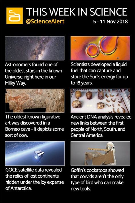 This Week In Science 5 11 Nov Interesting Science Facts Cool Science