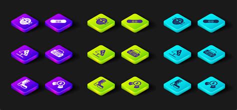 방수 고무 부츠 메달 도로 표지판 눈사태 스포츠 가방 스노우 보드 와 하키 마스크 아이콘을 설정합니다 벡터 1에 대한 스톡 벡터 아트 및 기타 이미지 Istock