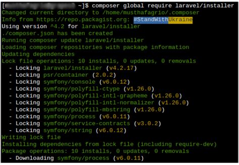 panduan cara installasi framework laravel via ssh id support portal