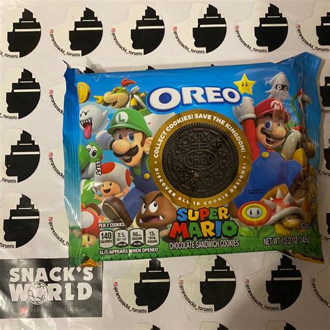 Super Mario Oreos Limited Edition Raresnackstoronto