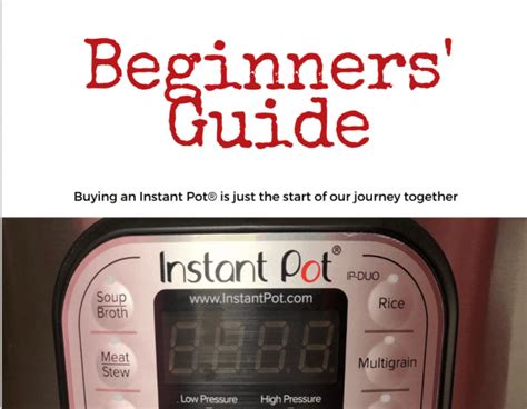 The Instant Pot UK Beginners Guide The Best Source To Learn To Use And Make The Most Of Your