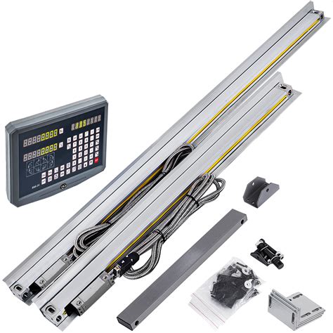 Axis Digital Readout Dro Display Ttl Linear Glass Scale X Mm For Milling VEVOR US