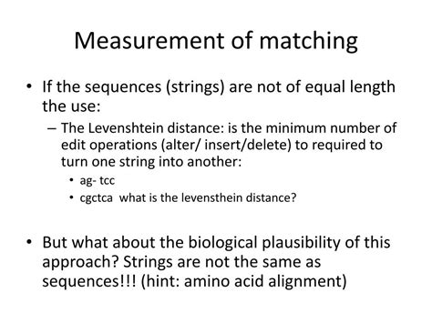 Ppt Measuring The Degree Of Similarity Pam And Blosum Matrix Powerpoint Presentation Id 2530566