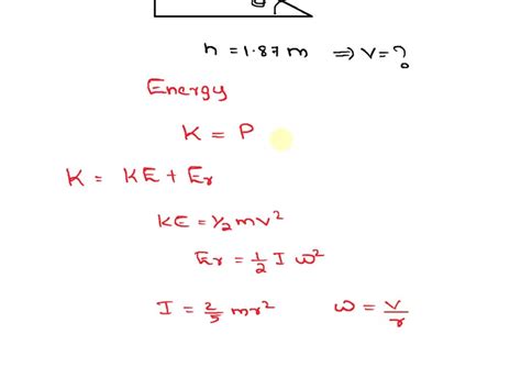 Solved A Ball Is Rolling Down A 20Â° Incline With The Angular Acceleration And Velocity