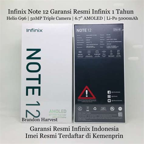 Jual Infinix Note GB GB GB GB Helio G MP Triple Camera AMOLED