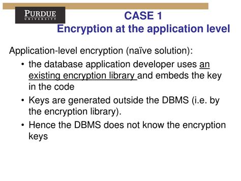 Ppt Database Security Lecture 14 Database Encryption Powerpoint