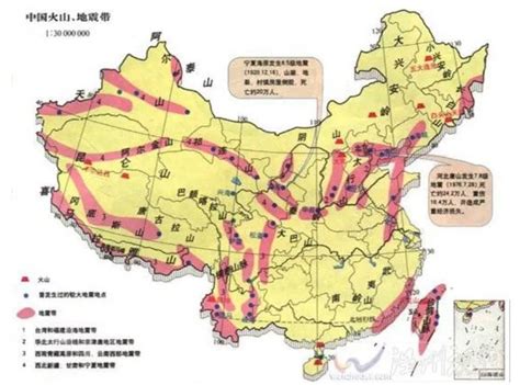中国四大地震带和23条地震带分布图详细介绍 地区