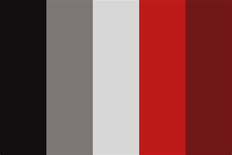 Red And Gray Color Scheme Color Palette With Hex Codes Red Color