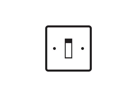Light Switch Icon Design Vector Isolated 28208675 Vector Art At Vecteezy