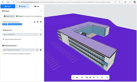 flinker documentation teams and sharepoint apps ifc viewer